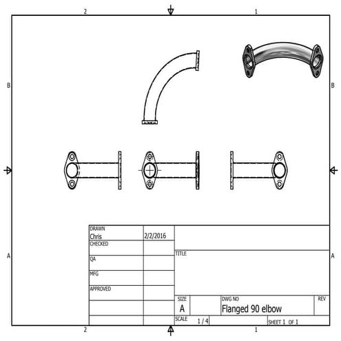 Flanged 90 elbow | PPT