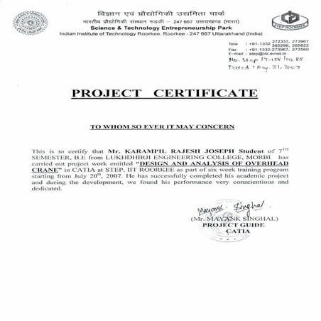 IIT_Project_Certificate | PDF