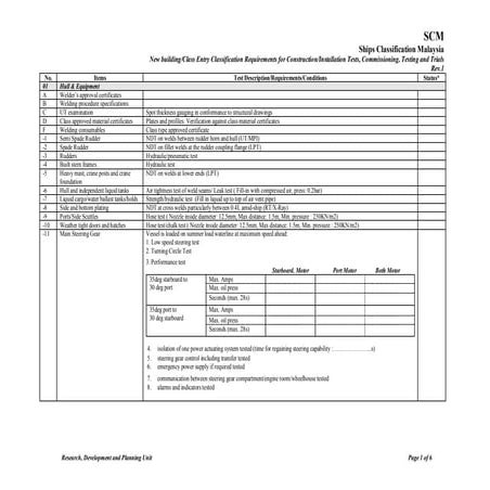 CLASSIFICATION REQUIREMENTS FOR TESTING - Annex to Guide Rev.1 | PPT