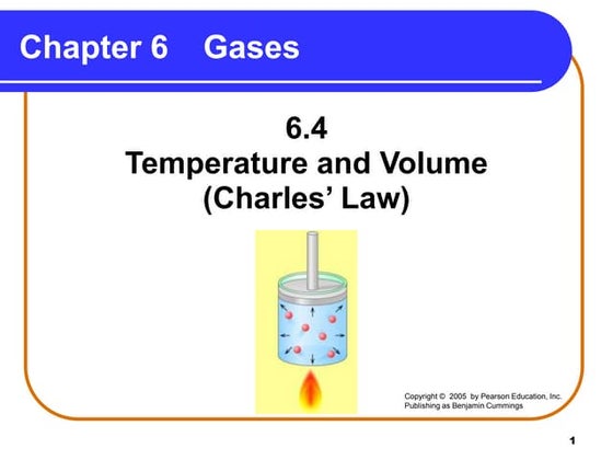 THE GAS LAWS CHARLES’ LAW Gas laws .pptx
