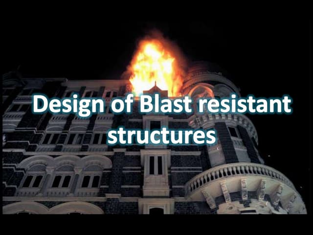 Blast Resistant Design | PPT