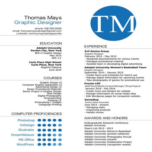 TM Resume | PDF | Design | Fine Art
