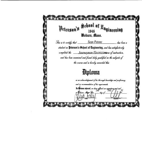 Journeyman Electrician Certificate | PDF | Gas and Electric | Home ...