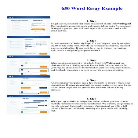 650 Word Essay Example | PDF