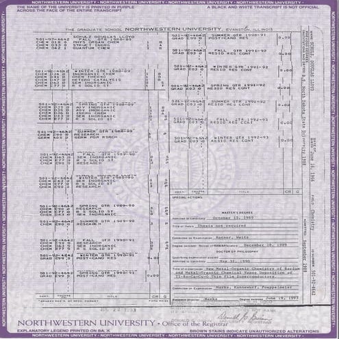 NWU Transcript | PDF