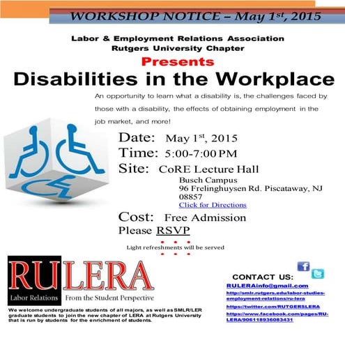 RU LERA Disability Workshop Flyer | DOCX