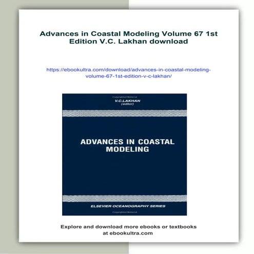 Advances in Coastal Modeling Volume 67 1st Edition V.C. Lakhan | PDF
