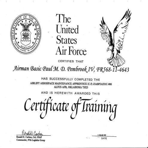 US Air Force Aerospace Maintenance Training | PPT