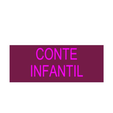 conte infantil | PPT
