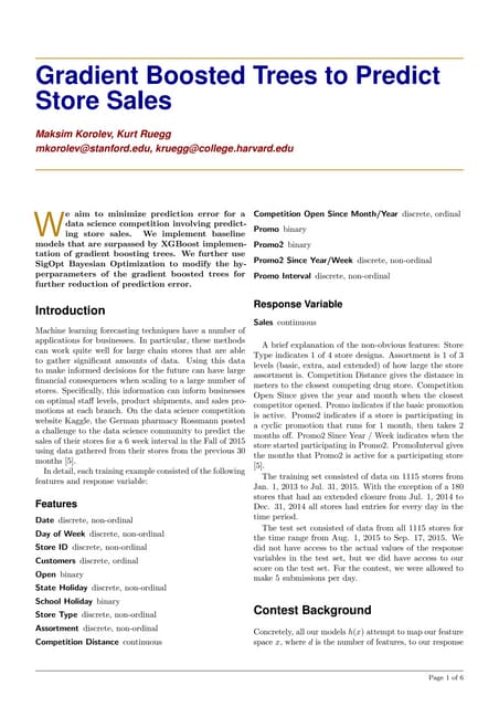 Introduction to XGBoost Machine Learning Model.pptx | Artificial Intelligence | Technology ...