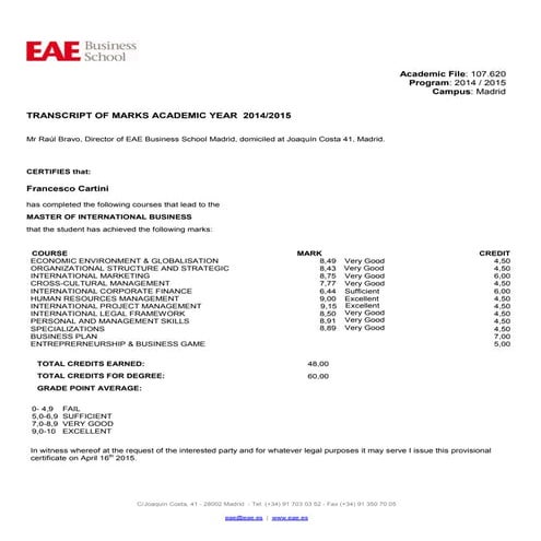 Notas - Cartini, Francesco | PDF