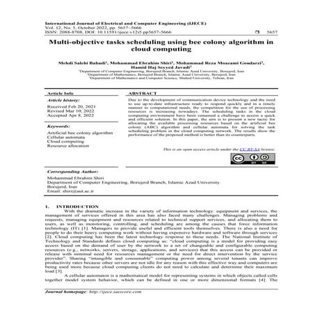 Multi Objective Tasks Scheduling Using Bee Colony Algorithm In Cloud