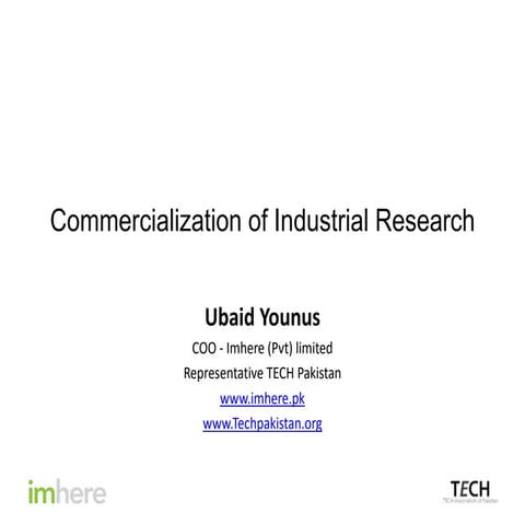 Commercialization of Academic Research | PDF