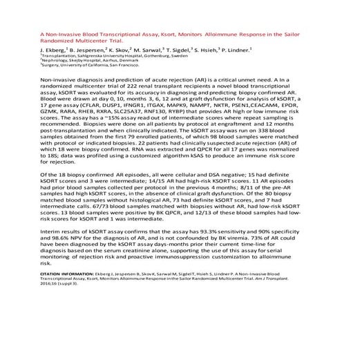 Introducing kSORT (kidney Solid Organ Response Test) | PPTX