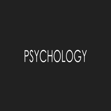 Exploring the Depths of Human Psychology | PPTX
