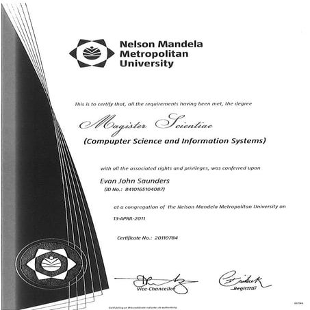 Masters Degree | PDF