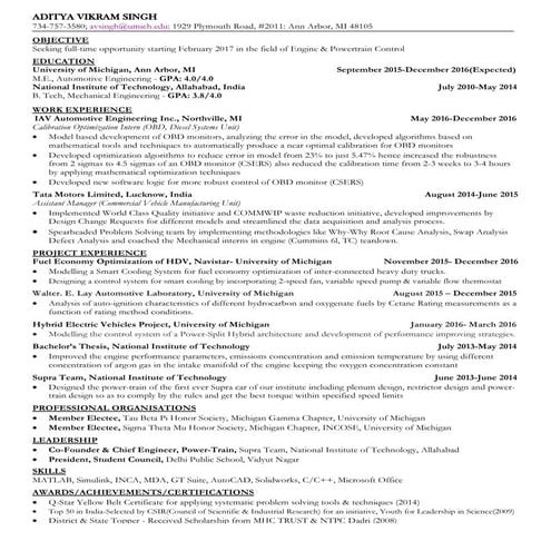 AdityaSingh_Resume_v2 | PDF