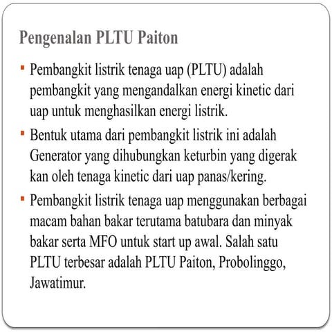 653862318-PLTU laporan magang pltu paiton probolinggo | PDF