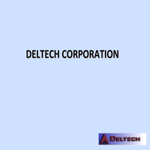 Deltech Advantage-Features and BenefitsRev3 | PPT