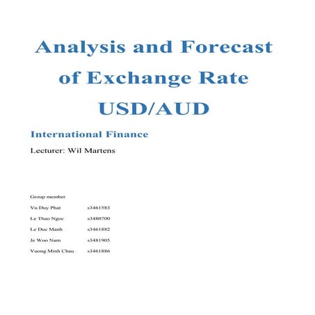 BAFI 3200- International Finance- Group 2- Team L | PDF