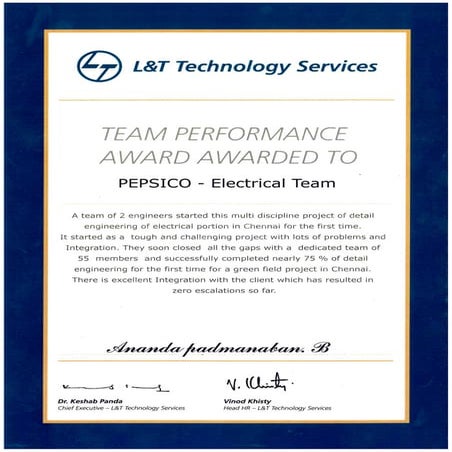 TEAM PERFORMANCE AWARD | PDF | Ice Hockey | Sports