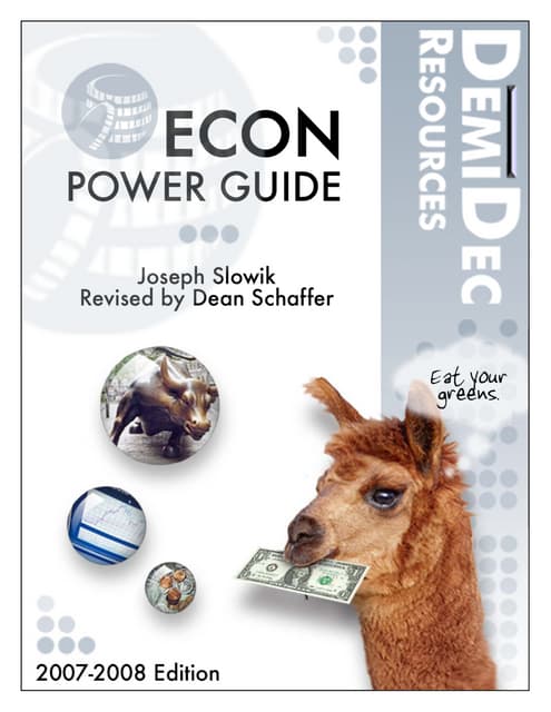 Economics Chapter 3 Assignments | PPT