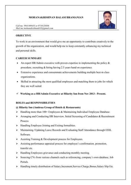 Resume_Pallavi_with_1_yr_exp_in_HR operations (1) (1) | DOCX | Human ...