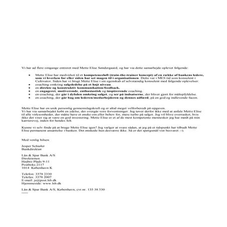 anbefaling Lån og Spar | PDF