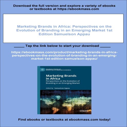 Marketing Brands in Africa: Perspectives on the Evolution of Branding in an Emerging Market 1st ...