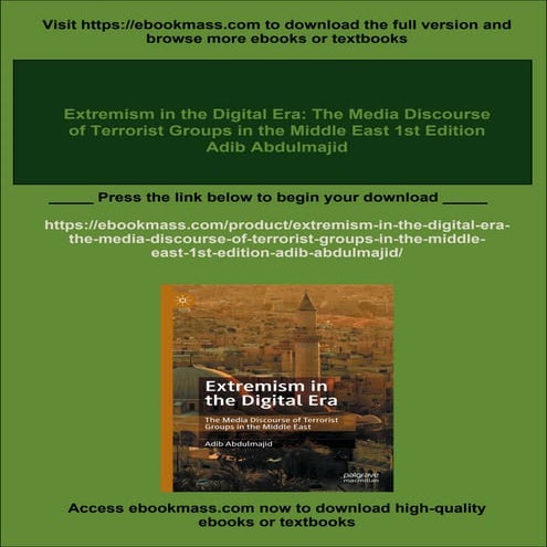 Extremism in the Digital Era: The Media Discourse of Terrorist Groups ...