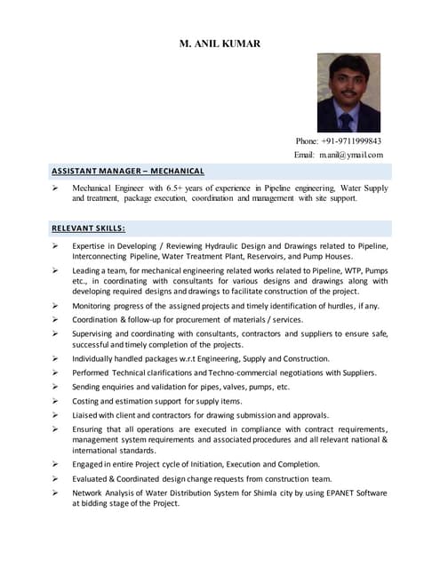 Pradeep-CV | DOC | Civil Engineering Industry | Industries
