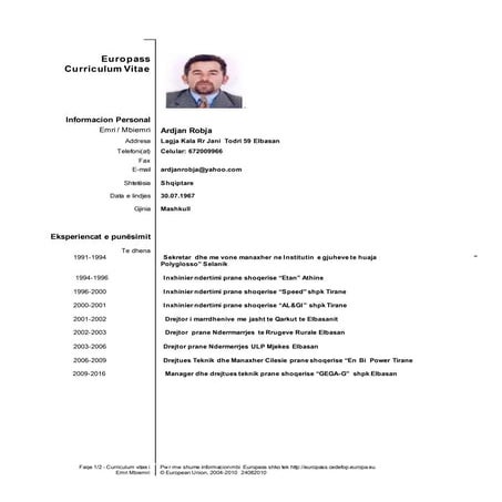 Cv - ja | PPTX