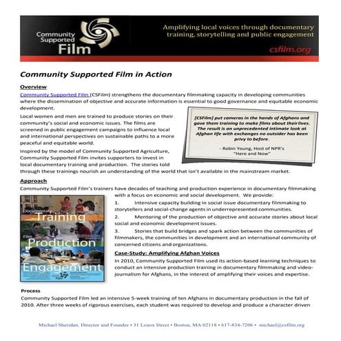 CSFilm in Action | PDF