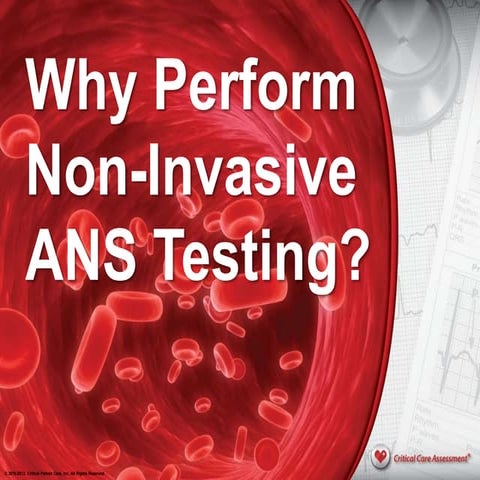 Why Perform Non-Invasive ANS Testing? | PPTX | Diabetes | Diseases and ...