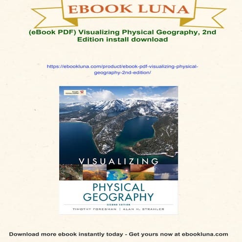 (eBook PDF) Visualizing Physical Geography, 2nd Edition | PDF