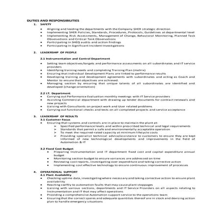 Superintendent Duties And Responsibilities | DOCX
