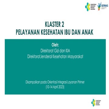 KLASTER 2 DAN 3 KESMAS dalam upaya8.pptx