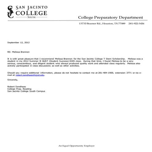 Cover Letter | DOCX
