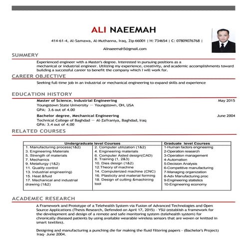 Ali's Resume33 | PDF