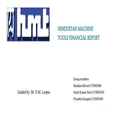 06_HINDUSTAN MACHINE TOOLS | PPTX