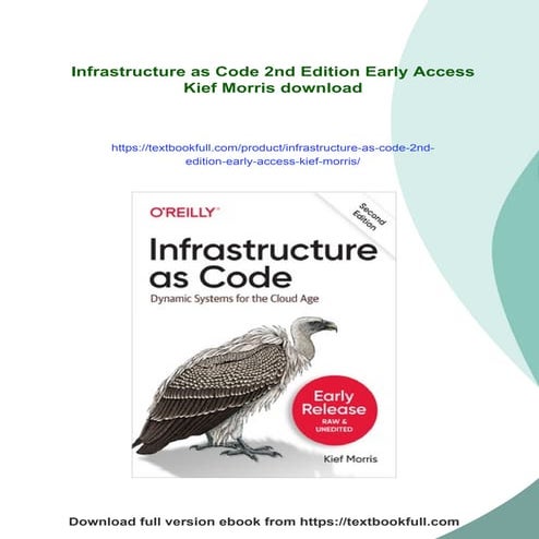 Infrastructure as Code 2nd Edition Early Access Kief Morris | PDF