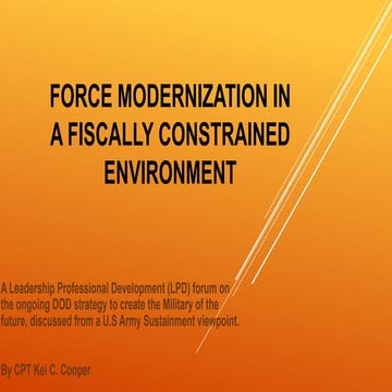 Force Modernization LPD | PPTX