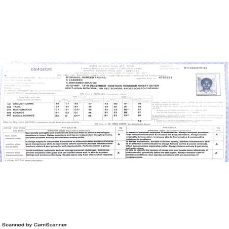 10th marksheet | PDF