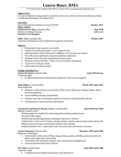 Lauren Bauer presentations