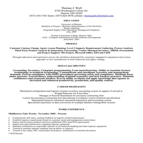 My Resume | DOC