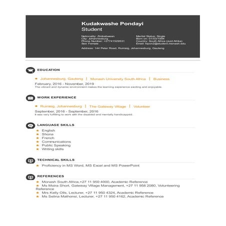 CurriculumVitae | PDF