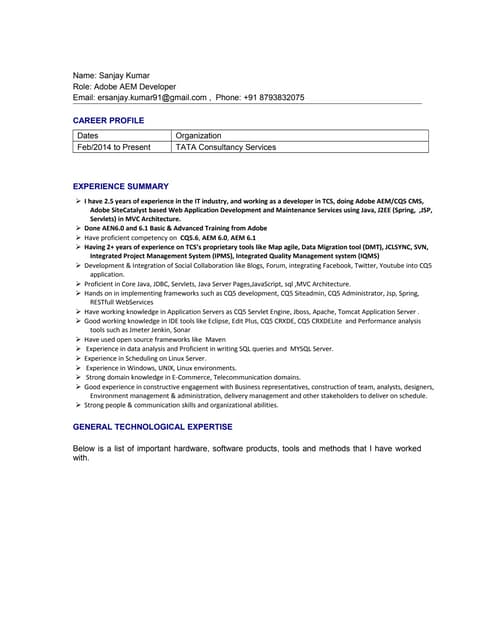 programming resume 2016a | PDF