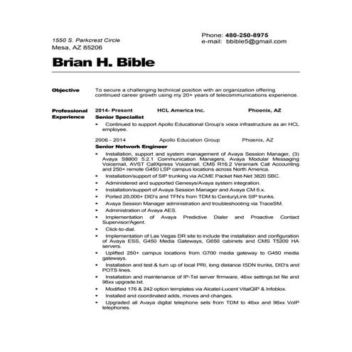 Brian Resume HCL 08202014 | DOC