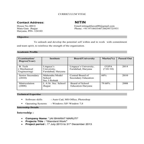 sumit cv light version | PDF