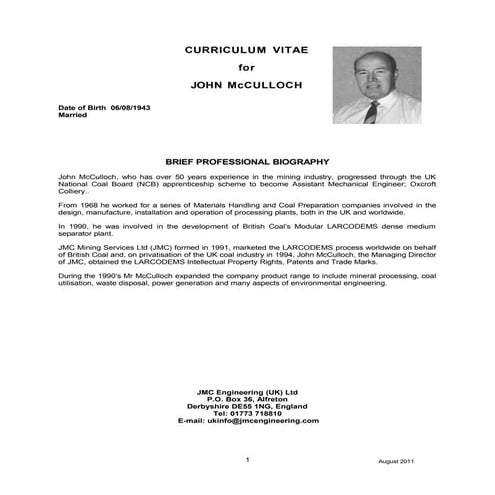 McCULLOCH John CV - 25-03-14 | DOC
